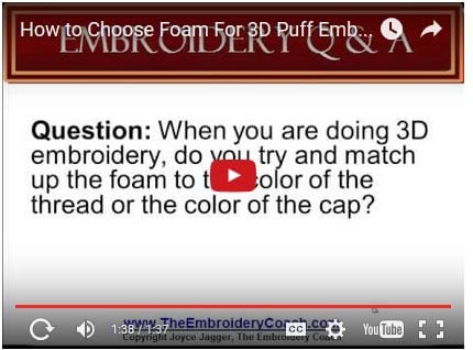 Embroidery Questions and Answers