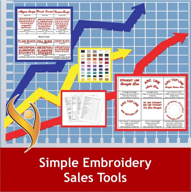 How To Create Simple Embroidery Sales Tools Workshop! - Embroidery ...